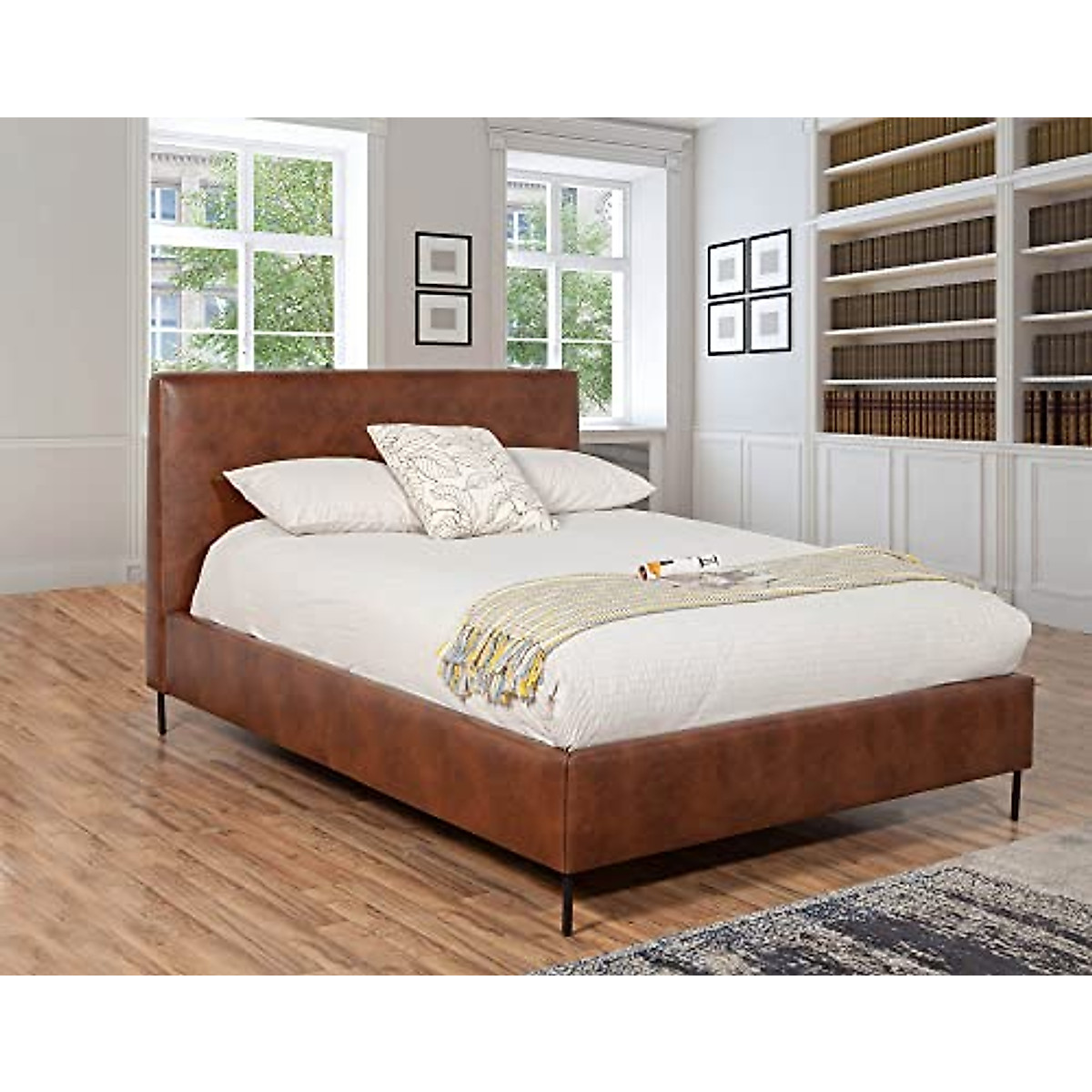 Alpine Furniture Sophia Platform Bed, California King