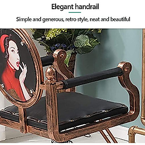 DFONCE Barber Chair,Hydraulic Barber Chair Salon Hair Beauty Chair Styling Equipment,C (Color : D)