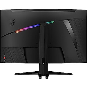 MSI MAG325CQRF QD, 31.5" Gaming Monitor, 2560 x 1440 (QHD) Rapid VA with Quantum Dot, 1 ms, 170Hz, FreeSync Premium, HDR Ready, 1000R, HDMI, DisplayPort, Tilt and Height Adjustable.