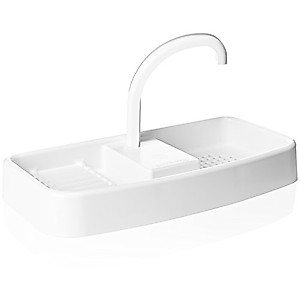 Sink Twice for Toilet Tanks Measuring 15.25" - 16.8" (Measured with lid Off)