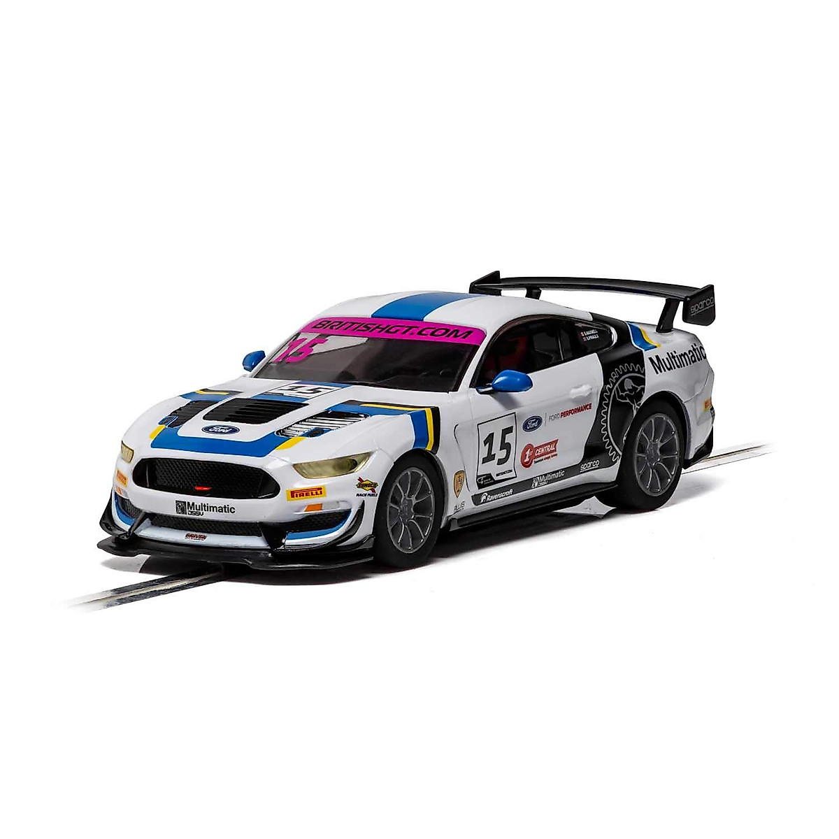 Scalextric Ford Mustang GT4 Multimatic Motorsports 1:32 Slot Race Car C4173