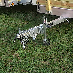 X-Haibei Trailer Coupler Lock fits 1 7/8, 2 and 2 5/16 inch Couplers, Universal Trailer Ball Hitch Locks, Heavy Duty Aluminum Body, Copper Lock Cylinder, Rustproof, Dust-Proof (Black)