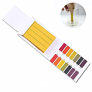 P H Test Strips,P H 1-14 Test Paper,Packs of 80 P H Litmus Paper,1-14 Alkaline Acid Test Paper for Urine,Saliva,Drinking Water,Pool,Spa,Soap,Fish Tank and Liquids