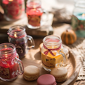 Kingrol 16 Pack 4 oz Mini Mason Jar Shot Glasses with Lids, Glass Favor Jars for Drink, Dessert, Candle, Craft