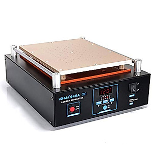 YIHUA 946A-III Digital LCD Screen Separator 5V 2A USB Power Supply with Built-in Long-Lasting Vacuum Pump for Mobile Ipad °F /°C （Aluminum Panel Size: 28cm x 22cm /11" x 8.7" ±0.05）