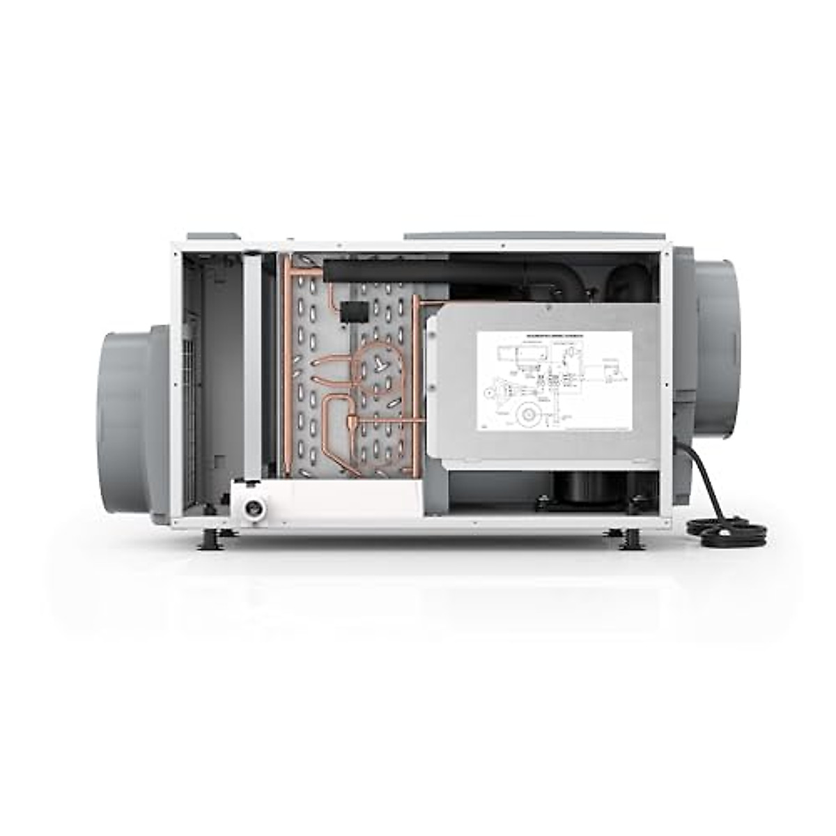 AprilAire E100 Pro 100-Pint Whole-House Dehumidifier, Energy Star Certified, Commercial-Grade Whole-Home Dehumidifier for Basement, Crawlspace, or Whole House up to 5,500 sq. ft.