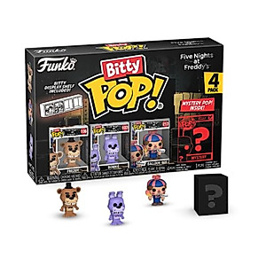 Funko Bitty POP! Five Nights at Freddy's (FNAF)- Freddy and A Surprise Mystery Mini Figure - 0.9 Inch (2.2 Cm) Collectable - Gift Idea - Cake Topper
