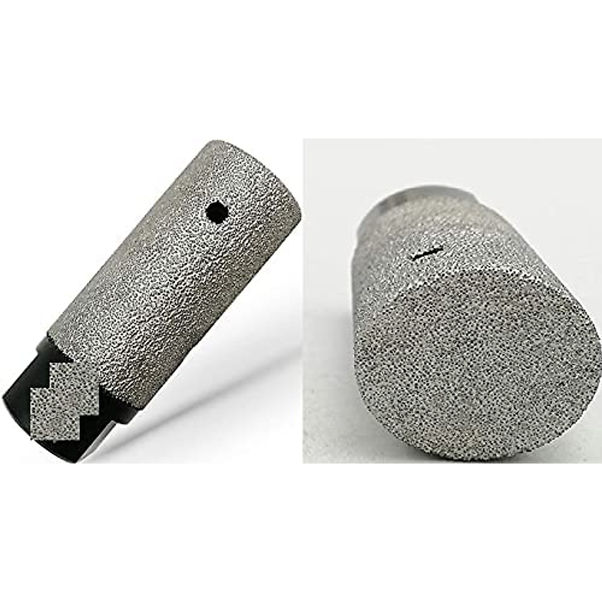 3 PCS of 3/8" and 3/4" and 1" Diamond Finger Milling bit for Tile Porcelain Hard Ceramic Granite Marble 10mm 20mm 25mm Diameter Vacuum Brazed Sink Hole Zero Tolerance Grinding Drum