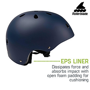 Rollerblade Kids RB JR Helmet, Midnight Blue Medium