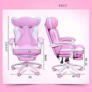 KXDTZ Computer Chair Home Ergonomic Chair Swivel Chair Seat Back Reclining Office Chair Rotating Stool Backrest Home Lift (Color : Style 2)