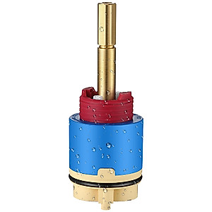 Dreyoo Replacement for 10670 Shower Cartridge Compatible with Aquasource/Glacier Bay, Single Handle Shower Faucet Cartridge Replacement for Hl-40 for Hot Cold Water Shower/Tub Faucet Shower Cartridge