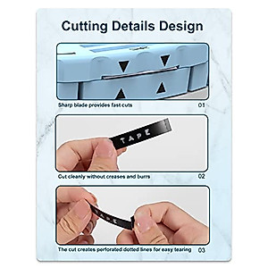 Airmall Omega S Embossing Label Maker Machine with Tapes, OmegaS 3D Embosser Handheld Label Machine, Portable Lettering Embossed Labeler with 6 Rolls Emboss Tapes for Home DIY Crafting
