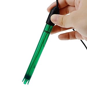 TEKCOPLUS ORP Electrode, Replaceable BNC Socket Tester for ORP Probe Meter Monitor Controller Check for Potential Oxidation Reduction Replacement for ORP Redox Extra Long Electrode Cable