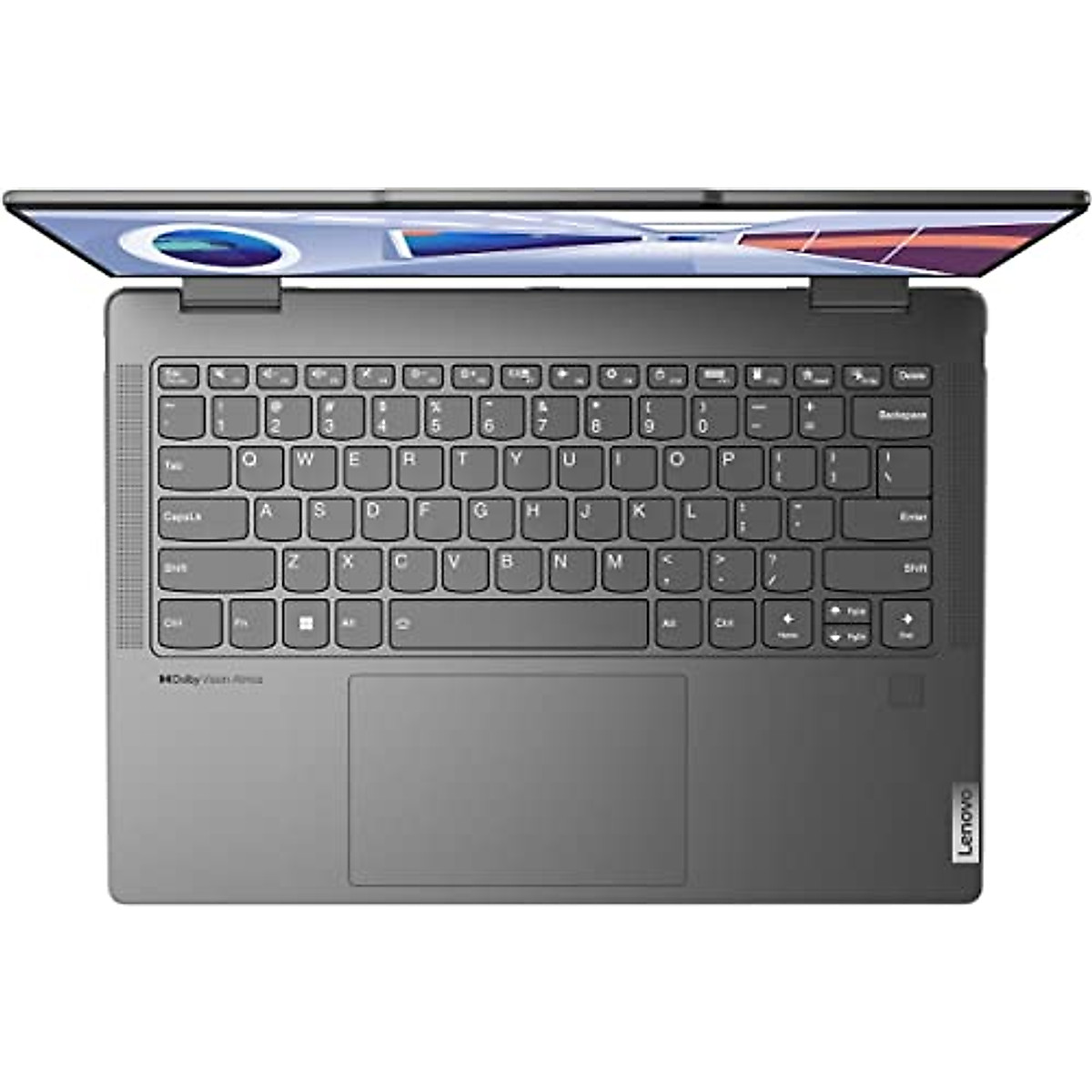 Lenovo Yoga 7i Home & Entertainment 2-in-1 Laptop (Intel i5-1335U 10-Core, 8GB LPDDR5 5200MHz RAM, 512GB SSD, Intel Iris Xe, 14.0" 60 Hz Touch 2240x1400, Fingerprint, Win 11 Home) with USB-C Dock