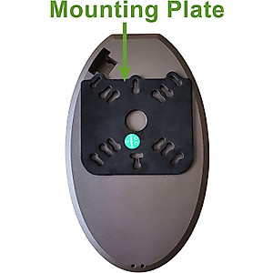 LED Emergency Light with Battery Backup and Photocell, Self Test Diagnostics, Outdoor LED Emergency Wallpack, 12W 100-277VAC UL-924 Fire Resistant IP65 Wet Location, Dark Bronze UL Listed (1 Pack)