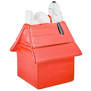 Peanuts Classic Snoopy Doghouse 11.2" Cookie Jar