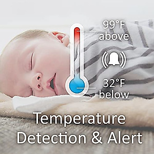 AXVUE Video Baby Monitor, Comfortable Slim Design Handheld Enclosure, 4.3" Screen Monitor & 2 Camera, Range up to 1000ft, 12 Hour Battery Life, 2-Way Talk, Night Vision, Temperature Monitor, No WiFi.