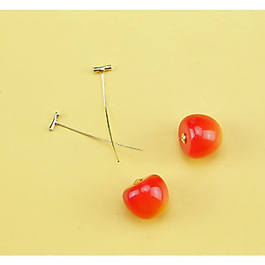 Kakyoin Cherry Dangle Earrings - Gifts for Women (Red cherry earrings)