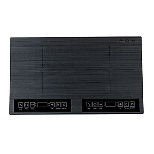 YIYIONCE Double Induction Cooktop 24 In Portable Electric Cooktop 2 Burner 2KW Dual Induction Cooker with LED Touch Screen & 9 Temperature Fast Heating Induction Burner for Kitchen Home Use | US STOCK