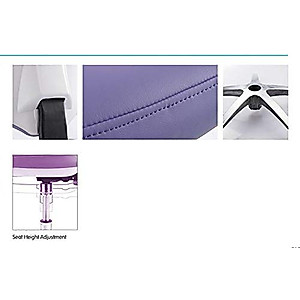 OUBO Brand PU Dark Blue (#4) Medical Dentist's Mobile Chair Doctor and Nurse's Stools with Backrest Armrest