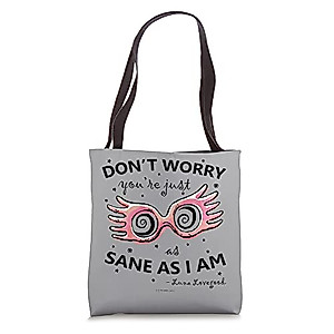 Harry Potter Luna Lovegood Spectrespecs Black Tote Bag