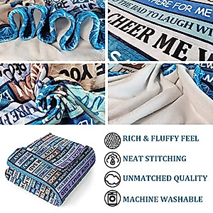 Rqhoqci Aunt Gifts Blanket 50"x60" - Auntie Blanket from Niece - Unique Gifts for Aunts - Birthday Gifts for Aunt from Niece and Nephew - Aunt Gifts for Birthday Mothers Day Christmas