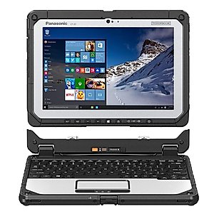 Panasonic Toughbook CF-20, Intel m5-6Y57 1.10GHz, 10.1 WUXGA Multi Touch, 8GB, 256GB SSD, Wifi, Bluetooth, Webcam, LTE, Windows 10 Pro (Renewed)