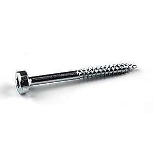 Kreg SPS-F150-100 Zinc Pocket Screws, 1-1/2 Inch #6 Fine Thread, Pan Head (100 Count)
