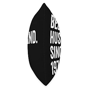 49th wedding anniversary gifts for him Best Husband Since 1974 | 49th Wedding Anniversary Throw Pillow, 16x16, Multicolor