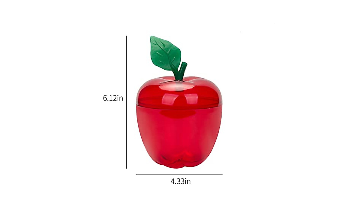 Large Red Apple Container - Perfect for Gifts, Decoration & Party Favors