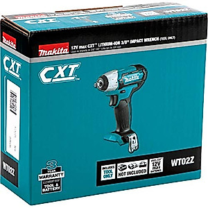 Makita WT02Z 12V Max CXT Impact Wrench, 3/8"
