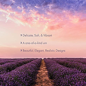 Crimson Rose Urns for Human Ashes Adult Female Large, XL or Small Urns for Human Ashes & Urns for Ashes Adult Female for Home or Burial - Rose Urn