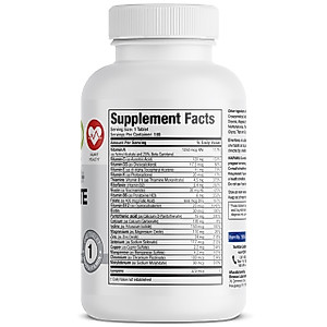 Bronson ONE Daily Mens 50+ Complete Multivitamin Multimineral, 180 Tablets