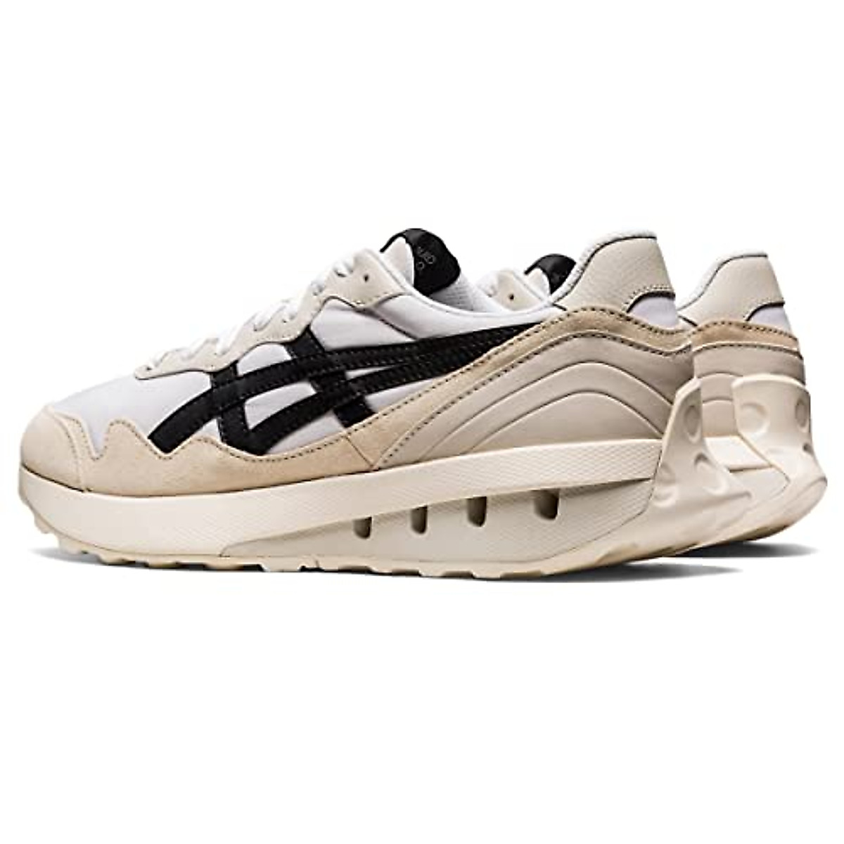 ASICS Men's Jogger X81 Sportstyle Shoes, 9.5, White/Smoke Grey