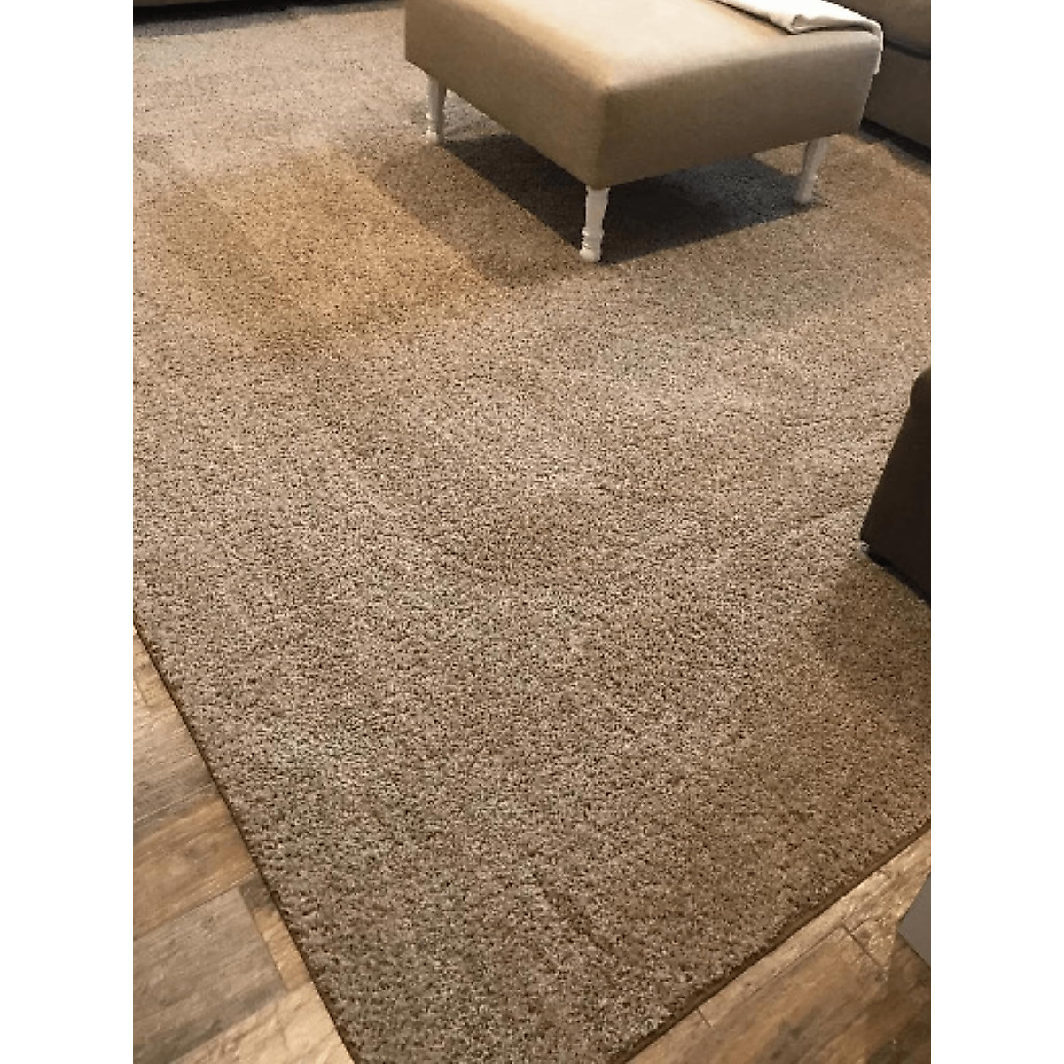 KOECKRITZ Custom Cut-to-Fit Area Rugs Neutral Carpet - Soft Plush Indoor Rugs - Perfect for Living Room, Bedroom, Entryway - Great for Homes, Apartments, Dorms, Kids Room - 12x15' ft Chocolate