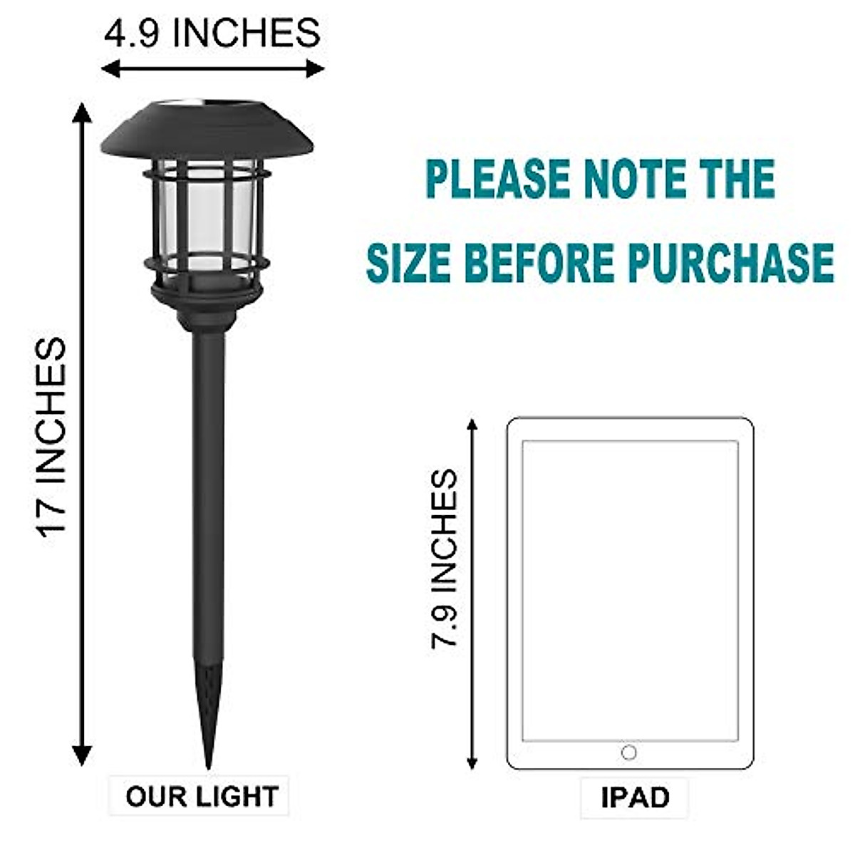 MAGGIFT 6 Lumen Solar Powered Pathway Lights, 6 Pack Outdoor Landscape Lights, Waterproof Solar Garden Lights for Lawn, Patio, Yard, Walkway, Deck, Driveway, Warm White