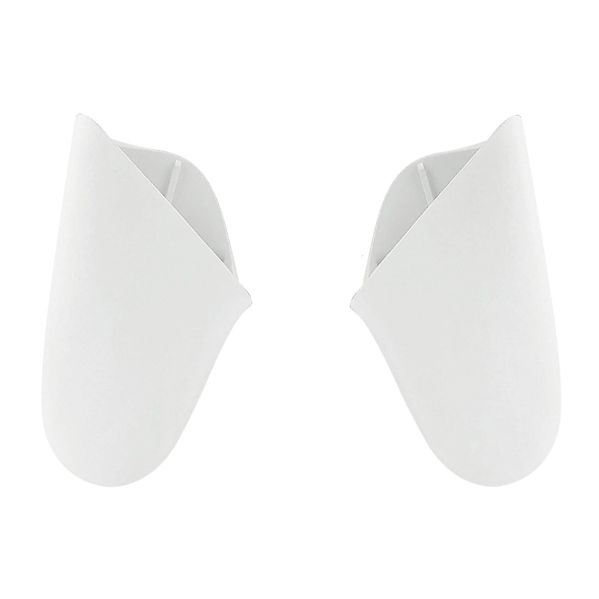 eXtremeRate White Replacement Handle Grips for Nintendo Switch Pro Controller, DIY Custom Hand Grip Shell for Nintendo Switch Pro - Controller NOT Included