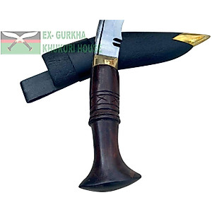 5" Blade Biltong Kukri - Carbon Steel Hand Forged Blade Kitchen Knives - EGKH Factory Outlet in Nepal - Ready to use - Balance water tempered Sharpen Edge Khukuri