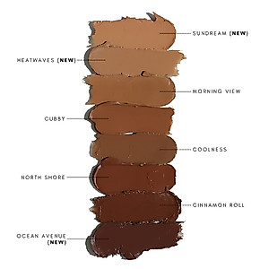 Half Caked Candy Paint Cream Bronzer - Long-Lasting, Vegan & Cruelty-Free, Multi-Use Bronzing Balm Fragrance-Free - Highly Pigmented, Safe For Sensitive Skin, 5g/0.17oz (Heatwaves)