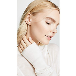 Zoe Chicco Women's 14k Gold Huggie Hoop Earrings, Yellow Gold, One Size