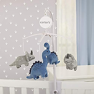 Carter's Dino Adventure Gray and Blue Musical Mobile
