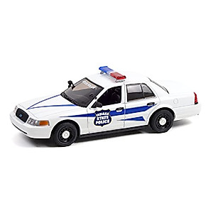 Collectibles Greenlight 85543 Hot Pursuit - 2008 Crown Victoria Police Interceptor - Indiana State Police (ISP) 1:24 Scale