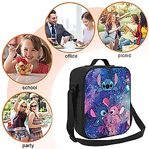 ZINSAN 3 PCS Backpack School Bookbag Backpack With Lunch Bag Pencil Bags for Teen Girls Students