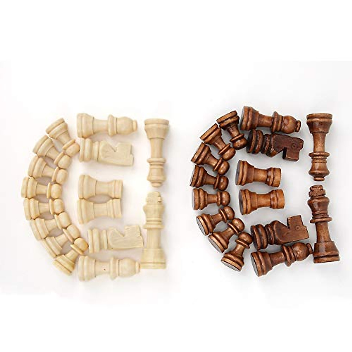 Child Chess Set, Mini Wooden Consul Chess Pieces Chess Pieces Casual Toy for Children