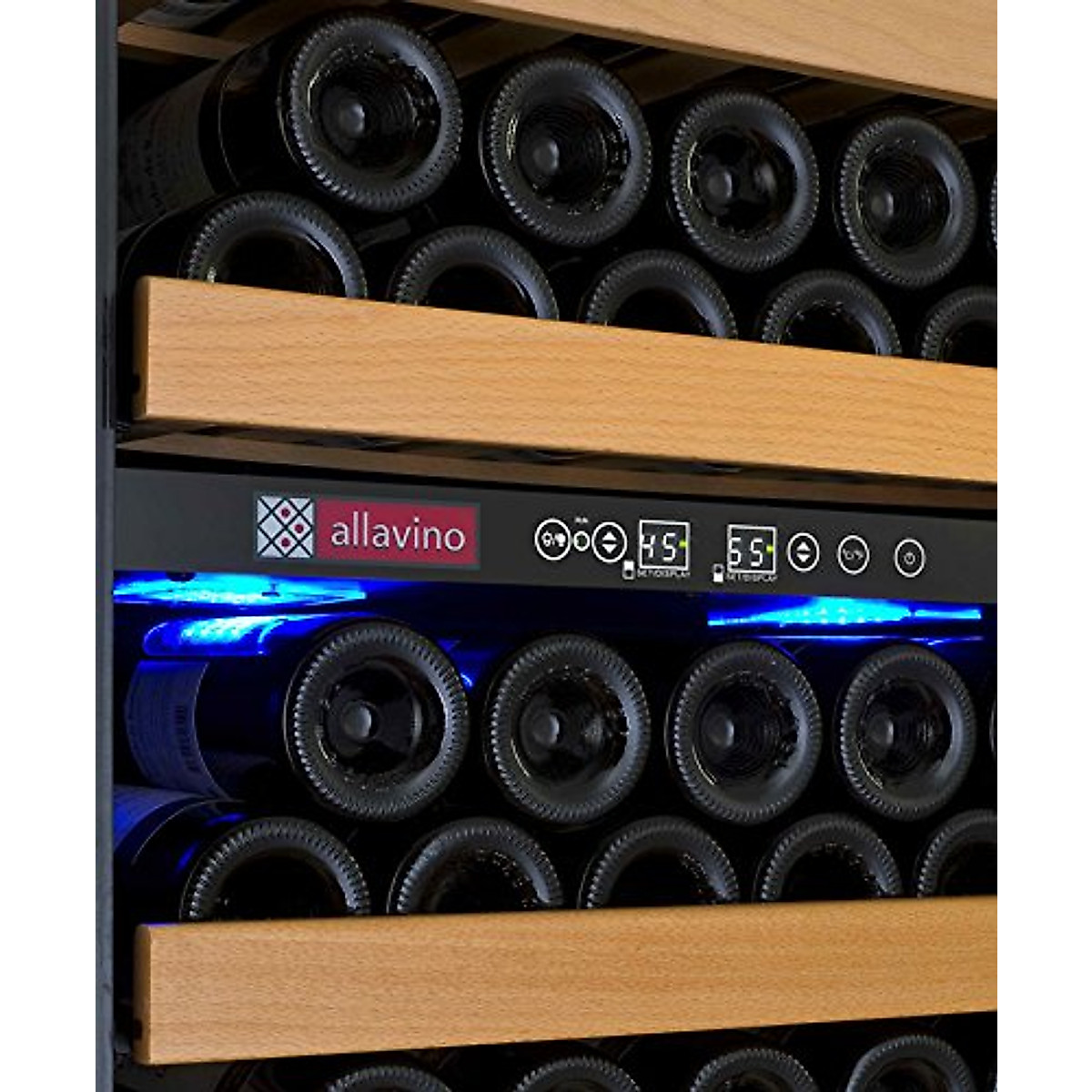 Allavino Wine Refrigerator, 99 Bottle, Stainless Steel