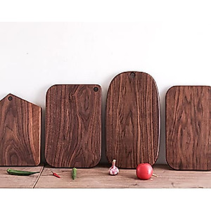 NEIDE Black Walnut Whole Wood Solid Wood Rootstock Fruit Cutting Board Lacquerless Wooden Chopping Board Board-Purple (Color : Yellow)