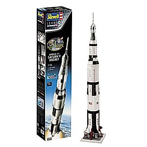 Revell 03704 Apollo 11 Saturn V Rocket Model Kit, White