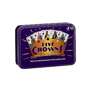 Five Crowns Collectible Tin — Rummy-style Card Games — Game Night Favorite For Adults, Families, and Kids — For Ages 8 and Up
