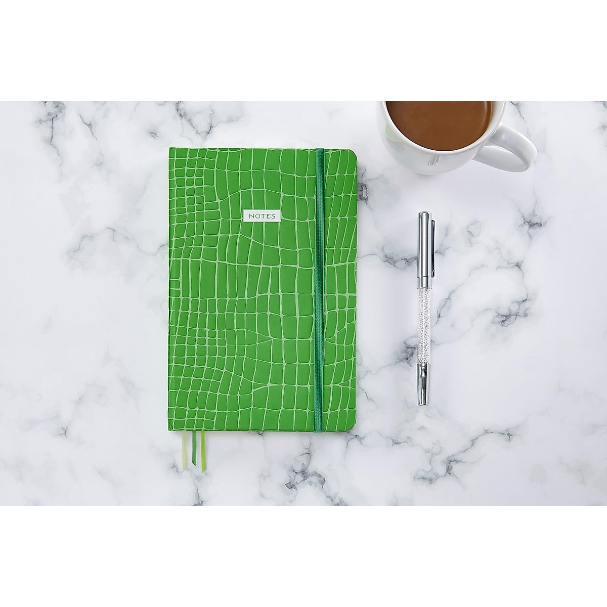 Southworth Medium Case Bound Journal, 5.5" x 8.25", Alligator/Crocodile Texture, Premium 28 lb/105 gsm Paper, 160 Lined Sheets (91072)