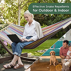 Two Bros. Repellent Snake Repellent for Yard Powerful, Snake Deterrent Outdoor,Snake Away Repellent for Outdoors,Snake Repellent Pet Safe, Backyard Snake Repellent Outdoor,Snake Repellent Indoor -10P